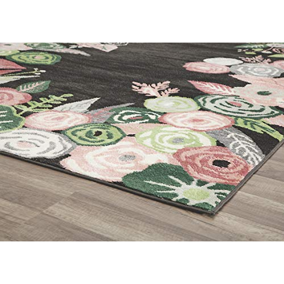 Rugs America Onyx & Pink Blooms Transitional Rug Royal Blossom Pink Onyx VA35C 2'0"X4'0" Area Rug