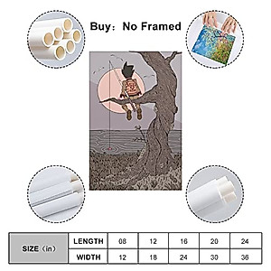 SHAHU HXH Gon X Hunter Anime Poster for Bedroom Aesthetic Wall Decor Canvas Wall Art Gift 12x18inch(30x45cm)