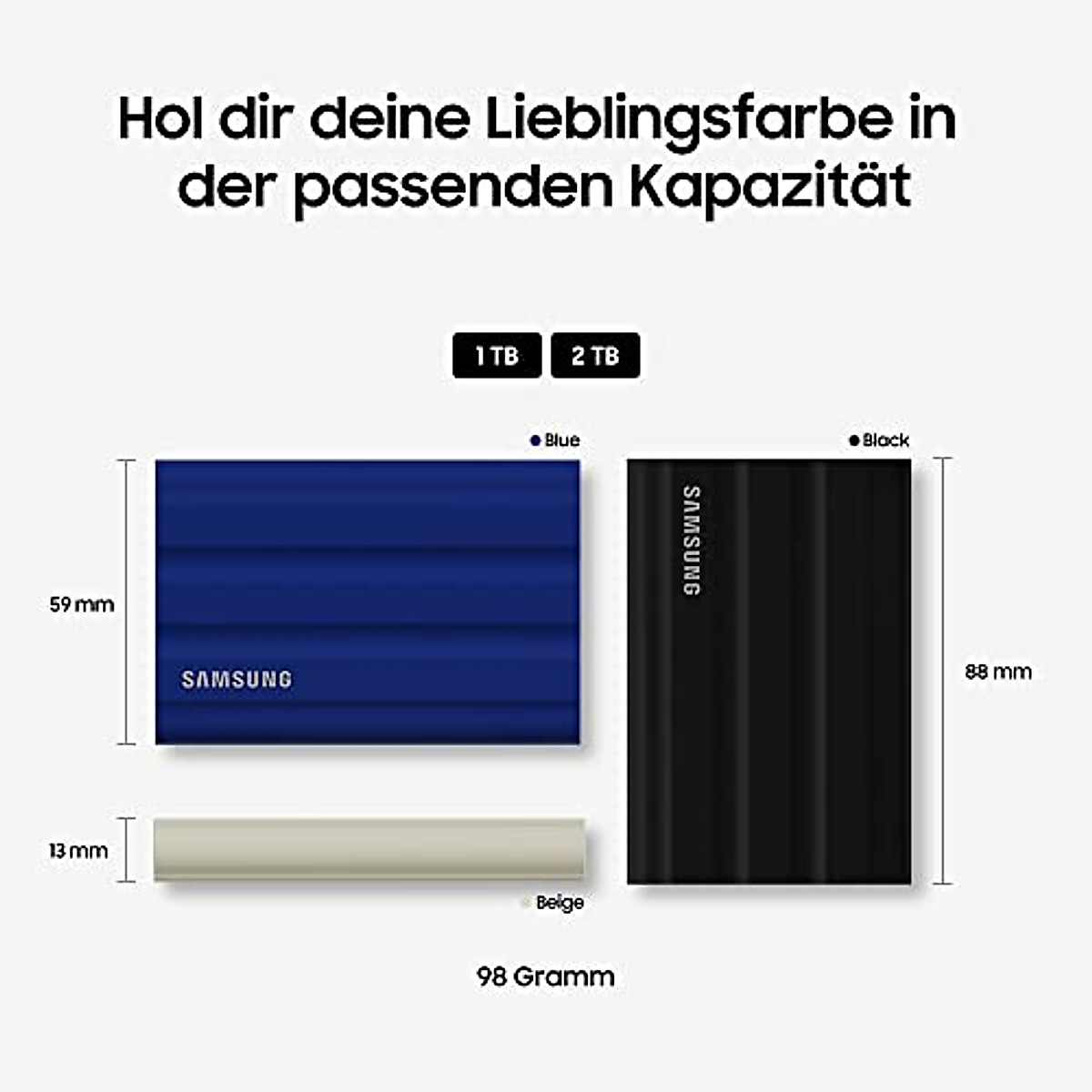 SAMSUNG T7 Shield External 1 TB USB 3.2