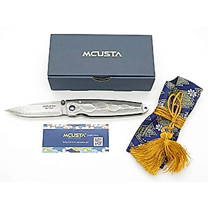 Mcusta Seki Japan Tsuchi MC-34D VG-10 Damascus Gentleman Folding Pocket Knife
