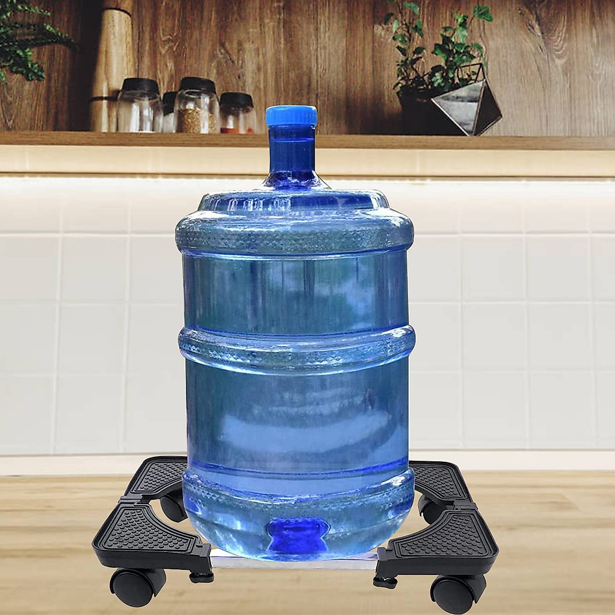 Zerayo Computer Tower Stand,PC Stand Shelf for Floor,CPU Stand with 4 Silent Rolling Casters Mobile Pc Holder,Suitable for Most Game Cases On Computer Tower Floor Stand