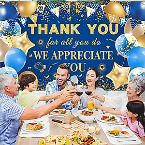 We Appreciate You Banner Thank You Banner Pastor Appreciation Decorations Banner Thank You For All You Do Backdrop Employee Staff Appreciation Gifts Teacher Doctor Retirement Appreciation Party Decor