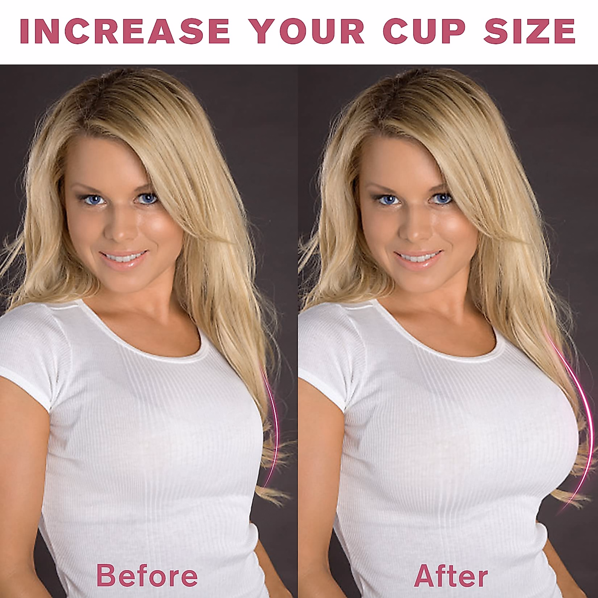 IVITA Silicone Bra Inserts Breast Enhancers Increase Cup Size Cleavage Enhancers Pads Push Up Breast Cups for Bikini Swimsuit