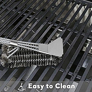 Uniflasy Cast Iron Cooking Grates for Dyna glo DGF493BNP DGF493PNP, Grill Grid Replacement Parts for Kenmore 146.23678310 146.16132110 146.16153110 146.20164510 146.23679310 146.23681310 146.23766310