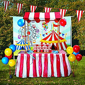 Fun Express Red & White Pennant Carnival Banner (100 feet long) Event Supplies