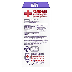 Band-Aid Brand Cushion Care Non-Stick Gauze Pads, Individually-Wrapped, Medium, 3 in x 3 in, 10 ct
