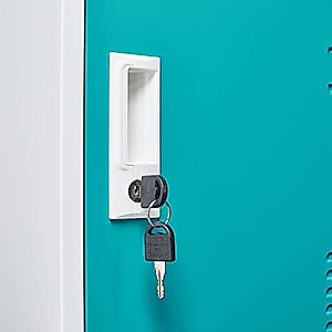 WIILAYOK Locker Storage Cabinet, Metal Lockers for Employees with Keys, 6-Tier Storage Locker for Office School Gym Corridor