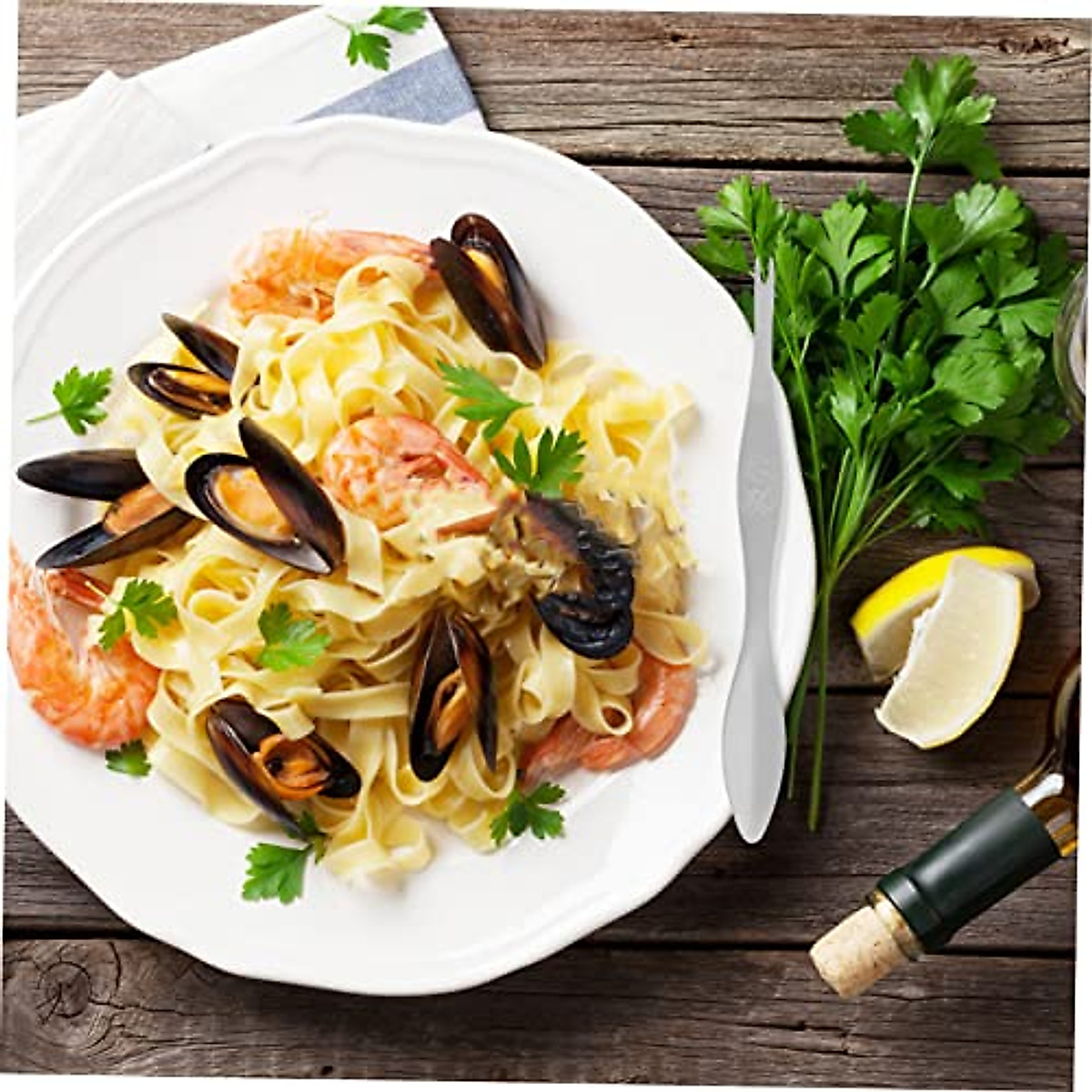 Anneome 6pcs 304 Stainless Steel Forks Wine Opener Set Pliers Tool Lobster Crackers Crab Crackers Lobster Pots Nut Tool Kit Grabber Pickle Special Onion Silver Household Tool Set