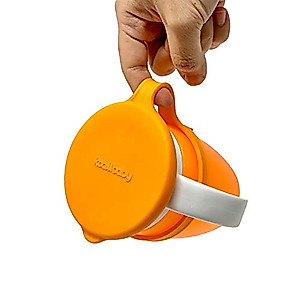 Koaii Baby Custom Replacement Silicon Lids Compatible For All Munchkin Miracle 360 Cups. More Color Combinations Available. Set Of Three In Blue, Green & Orange.