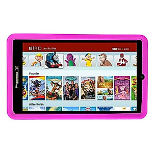 LINSAY Kids Tablet PC Newest Android 10 WiFi Kid-Proof Quad Core 2GB RAM+ 32GB of Internal Storage up to 256 GB External SD Card. Learning Device, Millions of Apps- Dual Camera Google Certified -Pink