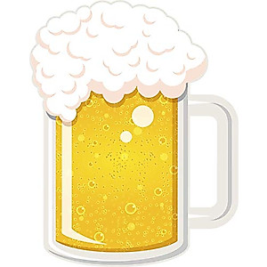 Beer Party & Oktoberfest Decoration - Brew Steins Garland - 10 ft Long Mug Pennant Banner (1)