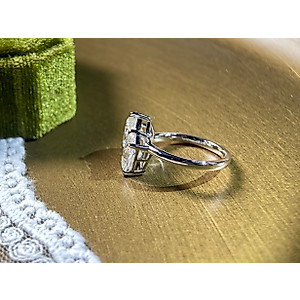 3 CTW Pear & Radiant Cut Toi et Moi Moissanite Engagement Ring, 10K / 14K / 18K Gold D Color VVS1 Clarity Two Stone Ring for Women, Anniversary Gift for Her