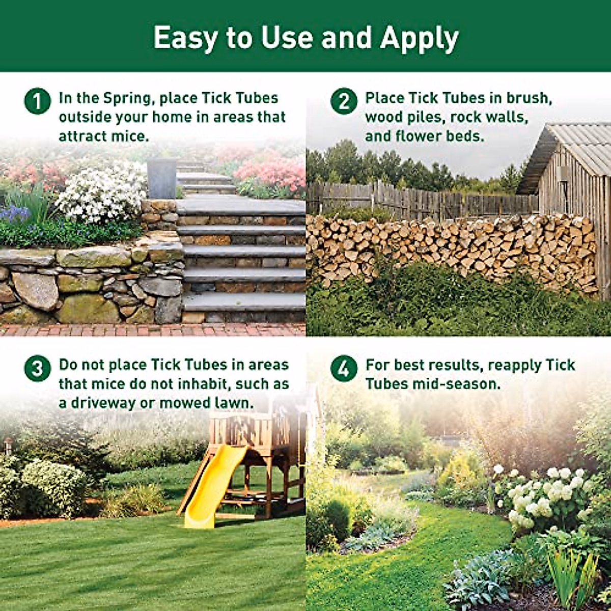 Thermacell Tick Control Tubes for Yards - 6 Pack; No Spray, No Mess; Safely Keep Ticks Away