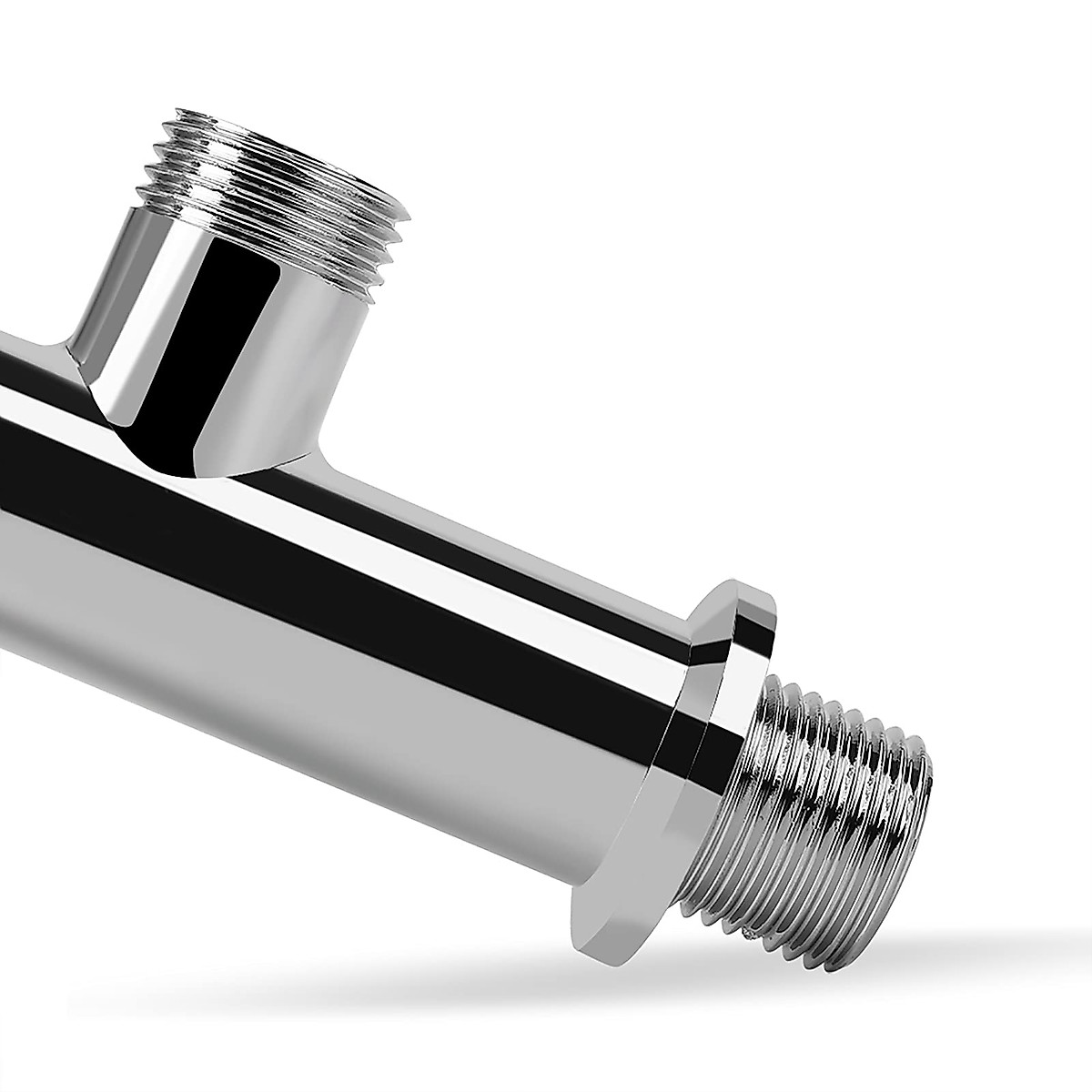 BORDSTRACT Water Tap, Double Cold Water Spouts ABS Plastic Water Tap Bathtub Kitchen Sink Faucet G1/2(Shutter Handle G 1/2)