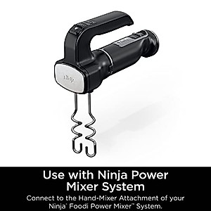 Ninja XSKDOUGHHK Foodi Dough Hooks for Power Mixer System (CI100 Series), Stainless Steel