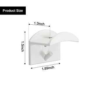 EWUHRY 16Pcs Hat Racks for Baseball Caps - Adhesive Wall Hooks for Baseball Hats Organizer, Headband Holder for Disney Mickey Ears, Cowboy Hat Hanger Wall Cap Display Rack for Closet Door