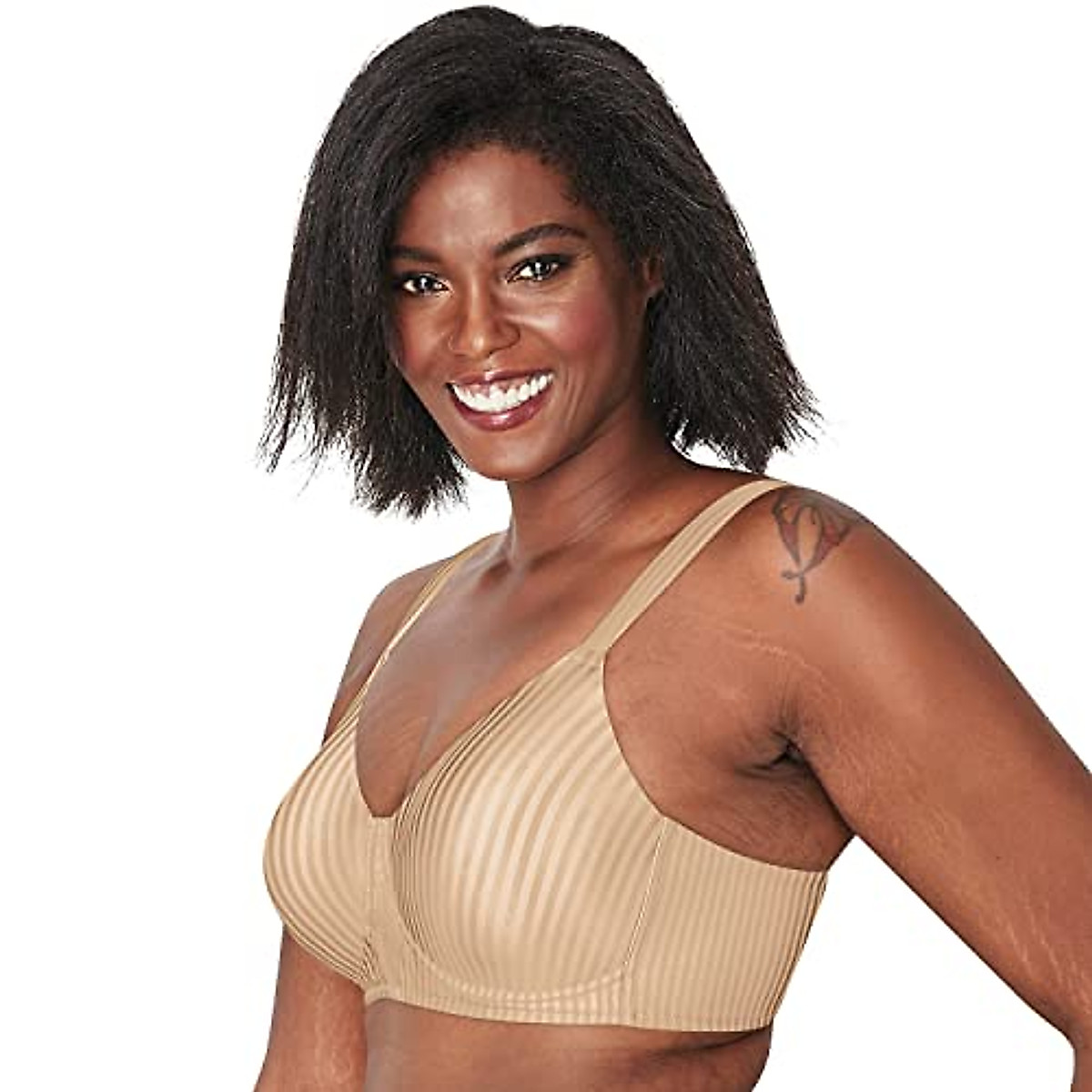 Playtex Women's Secrets All over Smoothing Full-Figure Wirefree Bra US4707