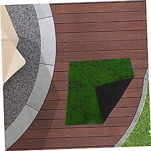 Toddmomy Artificial Moss Green Turf Artificial Turf Rugs for Area Rugs Artificial Plant Wall Fake Grass Turf Fake Lawn Adorn Sand Table Turf Mat Sand Table Lawn Model Fake Turf Pearl Cotton