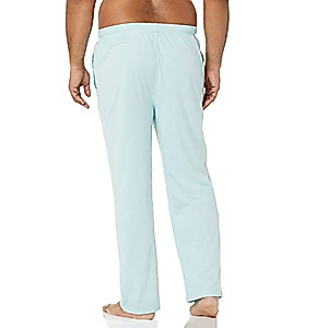 Amazon Essentials Men's Knit Pajama Pant, Light Blue, Large