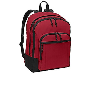 Port Authority luggage-and-bags Basic Backpack OSFA Red