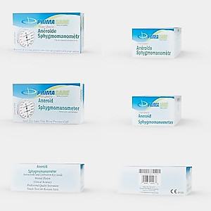 Primacare DS-9193 Classic Series Large Adult Size Professional Blood Pressure Kit with Aneroid Sphygmomanometer, Latex Free Inflation System BP Kit with Nylon Cuff