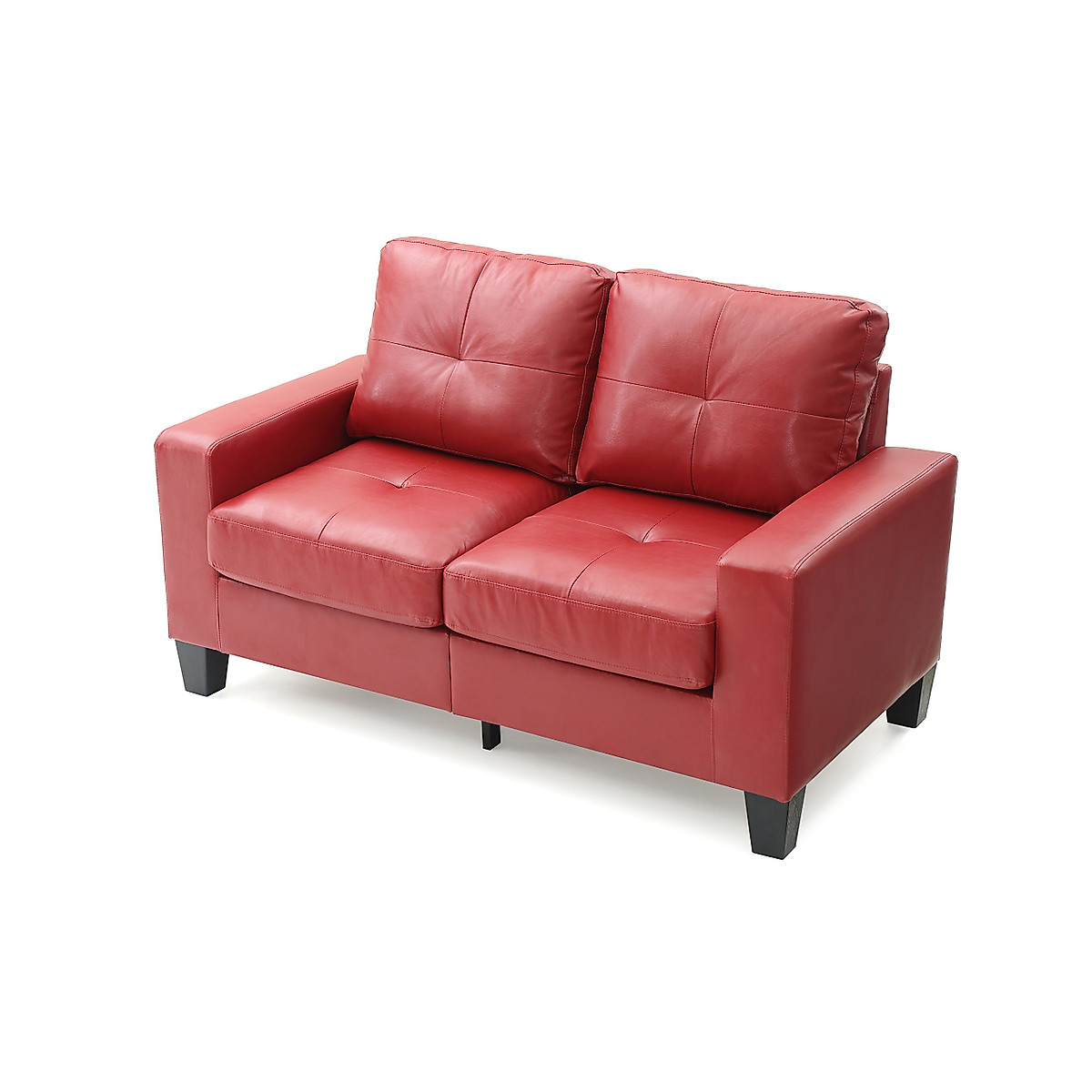 Glory Furniture Newbury Modular Loveseat Red