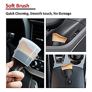 Car Interior Detailing Cleaning Brush Kit, AWSOM Scratch Free Vehicle Brush Dusters Kit for Interior Exterior Cleaning, Upgraded