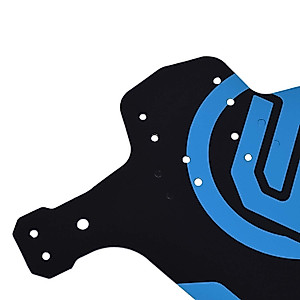 FIFTY-FIFTY Mountain Bike Fender, MTB Mudguard, Front and Rear Compatible, Fits 26", 27.5", 29", Plus Size and Fat Bike Wheel Sizes(Blue)