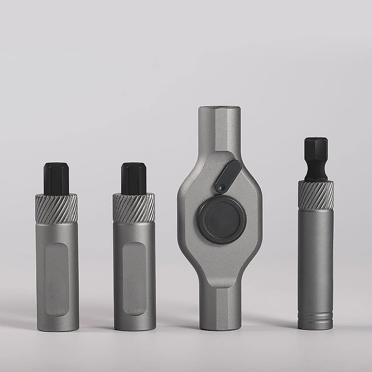 Ratchet Screwdriver Set 24 in 1 Precision Screwdriver Bit Screwdriver Sets With Case Duka Tools Ratchet Screwdriver with Detachable Handle for Watch Computer Electronics Father'screwdriver set (Black)