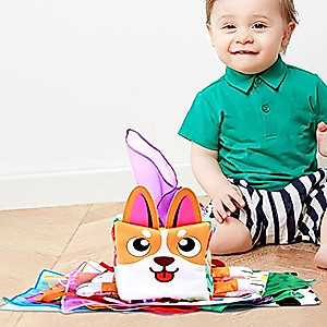 Colaxi Baby Tissue High Contrast Crinkle for Boys and Girls Toddlers Kids