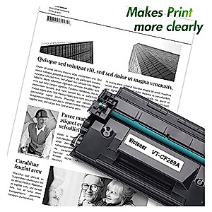 89A CF289A Black Toner Cartridge Replacement for HP 89A CF289A 89X CF289X for HP Enterprise M507 M507n M507dn M507x MFP M528dn M528f M528c M528z Series Printer (1-Pack)