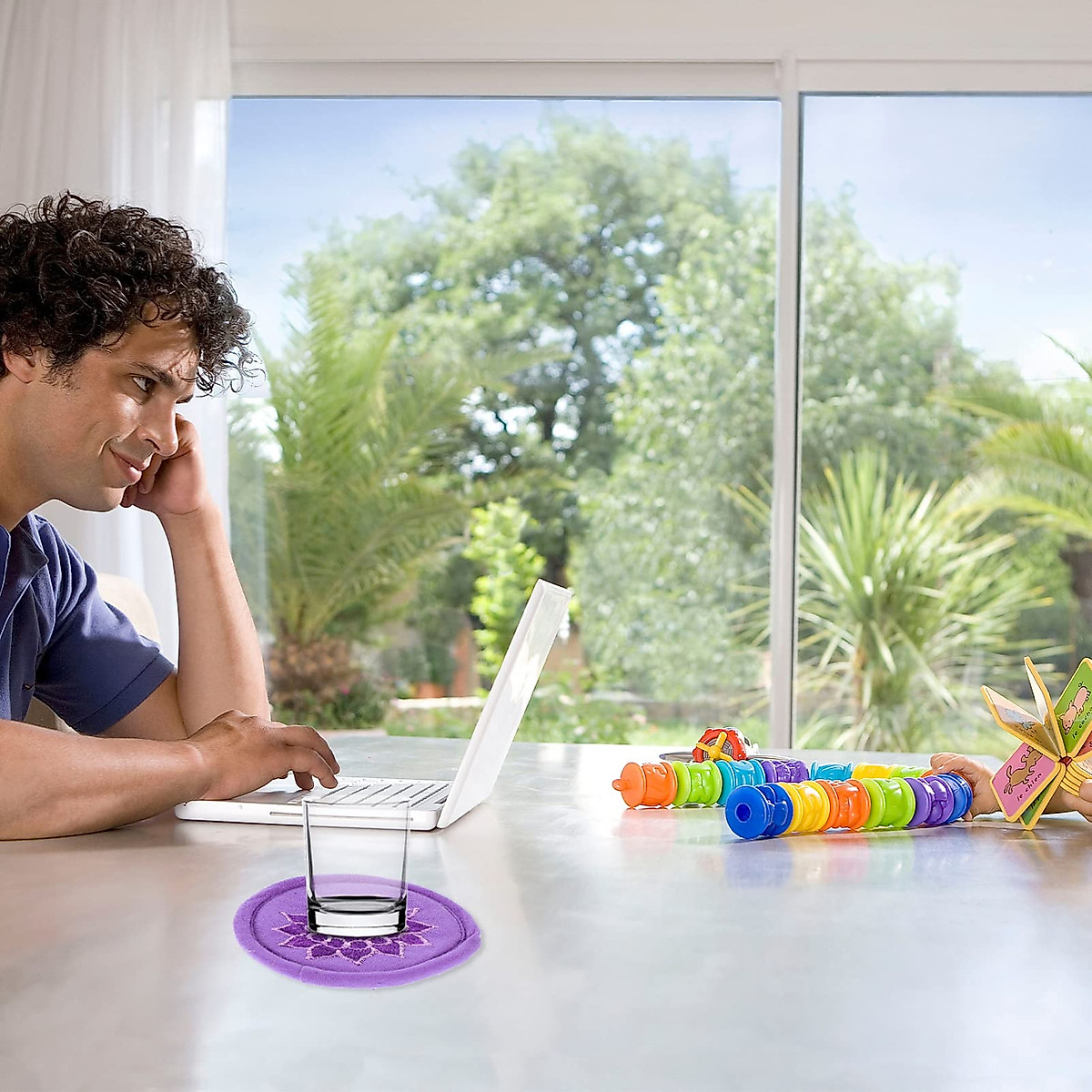 EXCEART 7pcs Singing Bowl Pads Cushion Meditation Sound Bowl Mats Healing Music Instrument Accessory Tibetan Buddhism Art Craft Decoration for Buddha Hall 6FU630814154A4VBHI0V3