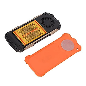 Acogedor 2G Unlocked Senior Cell Phone, 2.8In HD Screen Seniors Cellphone, with Dual SIM Dual Standby, Big Screen and Buttons, SOS Calling, Voice Broadcast (Orange)