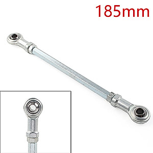 DAMAI 185mm Steering Tie Rod kit Ball Joint M8 Ball Joiner Bolt Tie Rod for 50cc 70cc 90cc 110cc 125cc 200cc 250cc Quad Dirt Bike ATV Go Kart