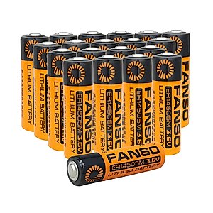 STEPMAX 20 Pack ER14505M 3.6V Lithium Battery 2200mAh ER14505 LS14500 Non-Rechargeable Battery