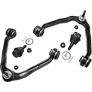 Detroit Axle - AWD Front End 13pc Suspension Kit for Silverado Sierra Chevy GMC Avalanche Suburban Yukon XL 1500 Tahoe Escalade ESV EXT, Upper Control Arms Lower Ball Joints Sway Bars Tie Rods