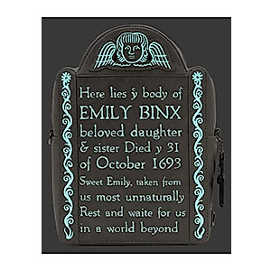 Stitch Shoppe by Loungefly Disney Hocus Pocus Here Lies Emily Binx Convertible Crossbody