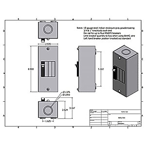 MidNite Solar MNBABYBOX Baby Box Enclosure