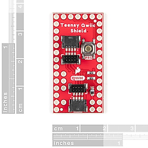 SparkFun Qwiic Shield Compatible with Teensy (not Included) - 4.0, 3.2, or LC Footprint Compatible - 3.3V