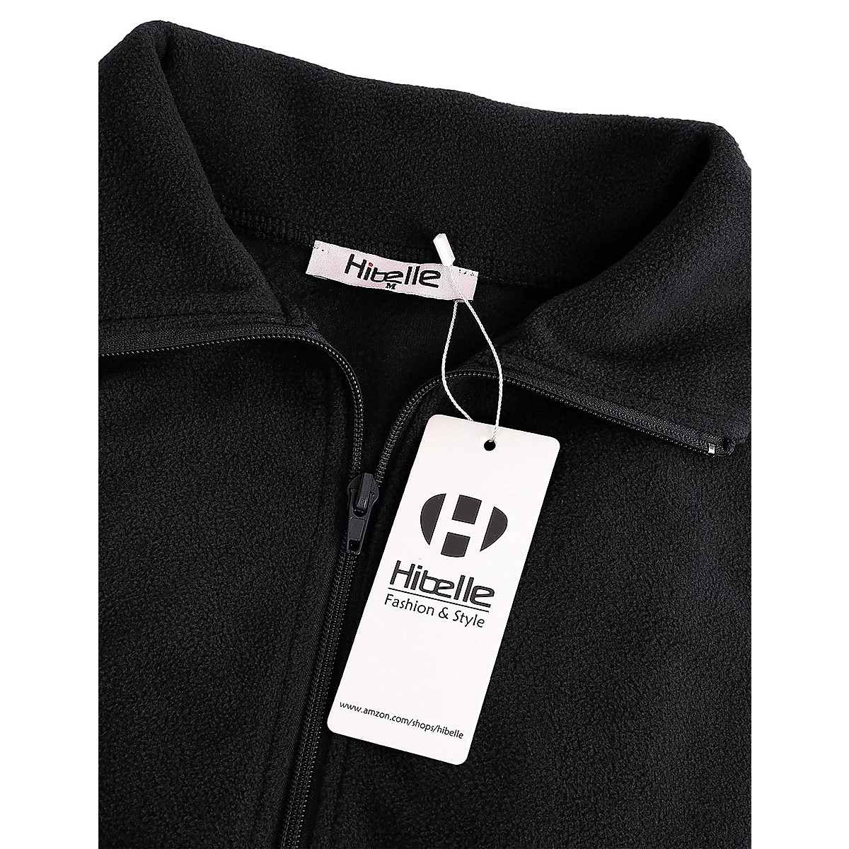 Hibelle Zip Up Jacket, Women Fleece Coats XXL Lightweight Thin Athletic Plus Size Long Sleeve Zipped Tops for Fall Winter Stylish Fashion Comfy Attires Black 2XL