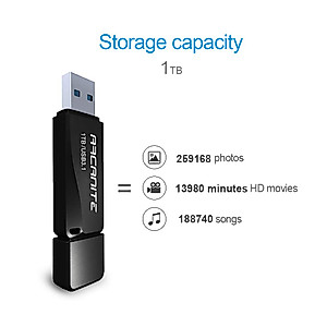 ARCANITE 1TB USB 3.1 Flash Drive - Optimal Read speeds up to 400 MB/s, Write speeds up to 200 MB/s (AK581T)