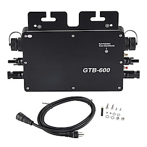 600W Grid Tie Inverter,MPPT Solar Power Grid Tie Inverter,Pure Sine Waving Inverter,Aluminum Alloy Micro Inverter(AC110-130V)