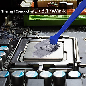 MoneyQiu HY-883-10g CPU Thermal Paste Kit-6.5 W/MK CPU Paste Thermal Compound Heatsink Paste Silicon Grease for PC CPU GPU LED PS4