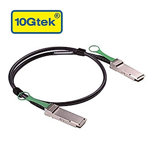 40G QSFP+ DAC Cable - 40GBASE-CR4 Passive Direct Attach Copper Twinax QSFP Cable for Intel XLDACBL3 Devices, 3-Meter(10ft)