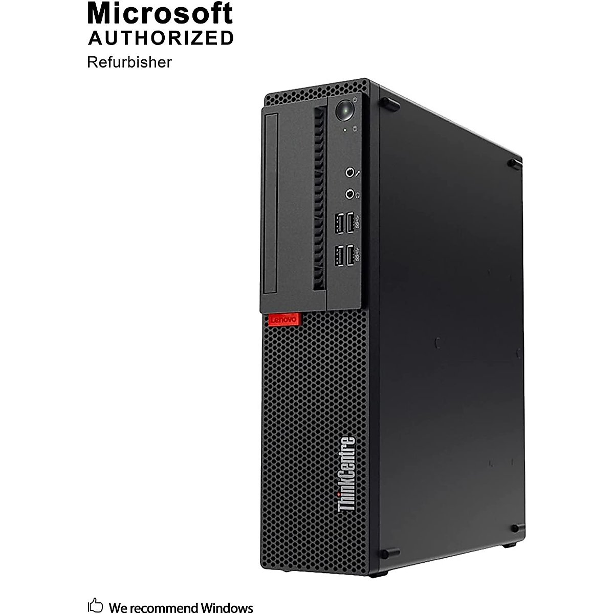 Lenovo ThinkCentre M910S SFF Desktop Computer, Intel Quad Core i5-6500 up to 3.6GHz, 16GB DDR4, 512GB SSD, WiFi, BT, VGA, DP, Wireless Keyboard&Mouse, Windows 10 Pro 64 Bit (Renewed)