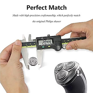 3 PCS HQ9 Replacement Shaver Head Blades for Philips Norelco 8175XL 8240XL 8250XL 8251XL 8260XL