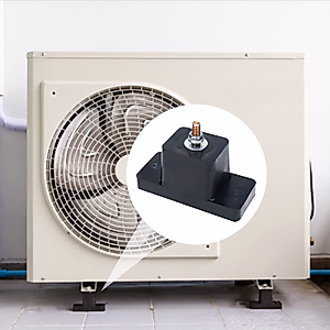 Patioer Air Conditioner Shock Pad 8 Pack, Rubber Vibration Isolator Anti-Vibration Air Conditioner Mounting Bracket Shock-Proof Pads