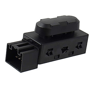 6 Way Power Seat Adjust Switch for Compatible with 2005-2015 Edge Escape Expedition Explorer Flex F150 F250 F350 F450 MKX, Replace OE 5F9T-14B709-AA, 9L3Z14A701A, SW605, PSW550