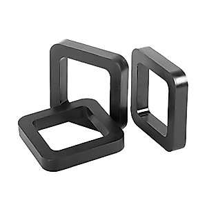 3PCS 2 Inch Hitch Receiver Silencer Pad, Fit for Adjustable Ball Mounts, Eliminate Noise and Provide Cushion Between Receivers and Tow Hitches, Reduce Rattle Pad Fits Trailer Hitch Receiver