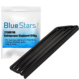 BlueStars 2206670B Refrigerator Dispenser Grille - Compatible with Whirlpool & Kenmore Models - Replaces WP2206670B W10171993 W10189532 WP2206670BVP